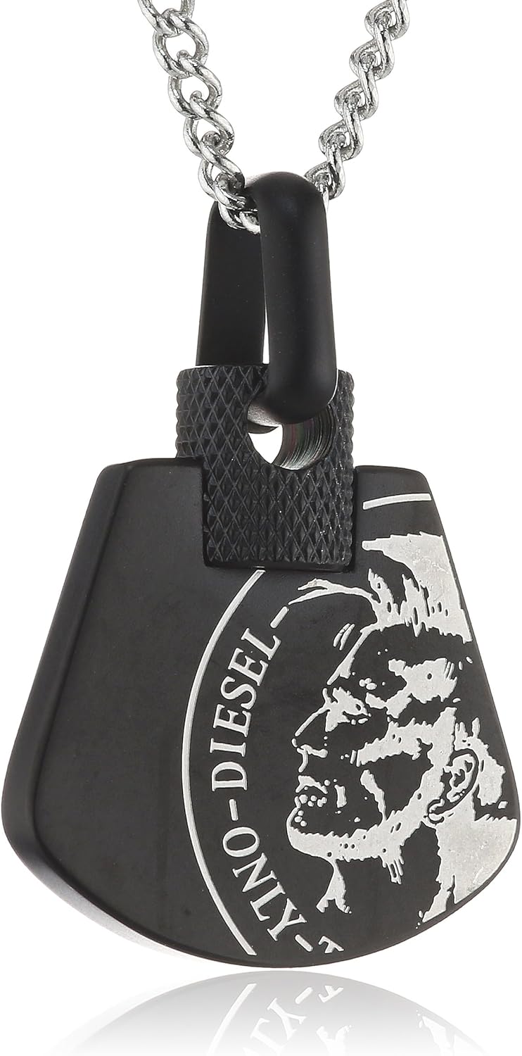 Diesel Herren Halskette Edelstahl 45 cm DX0506040: Amazon.de: Schmuck