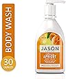 Amazon.com : Jason Natural Products Apricot Satin Shower Body Wash, 30 ...