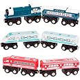 Amazon.com: Battat – Wooden Passenger Trains – Classic & Compatible ...