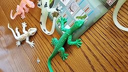 Amazon.com: Lizards Toys,8 Piece Mini Rubber Lizard Set,Food Grade ...