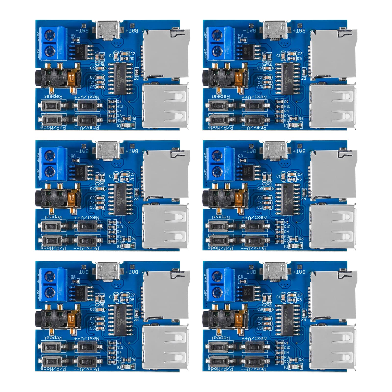 Mua QCCAN 6PCS Micro USB MP3 Decoder Module TF Card U Disk MP3 Format ...