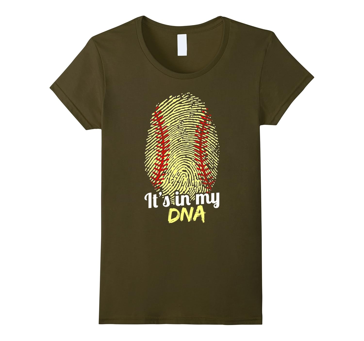 Funny It Is In My DNA Baseball Softball Catcher T-Shirt