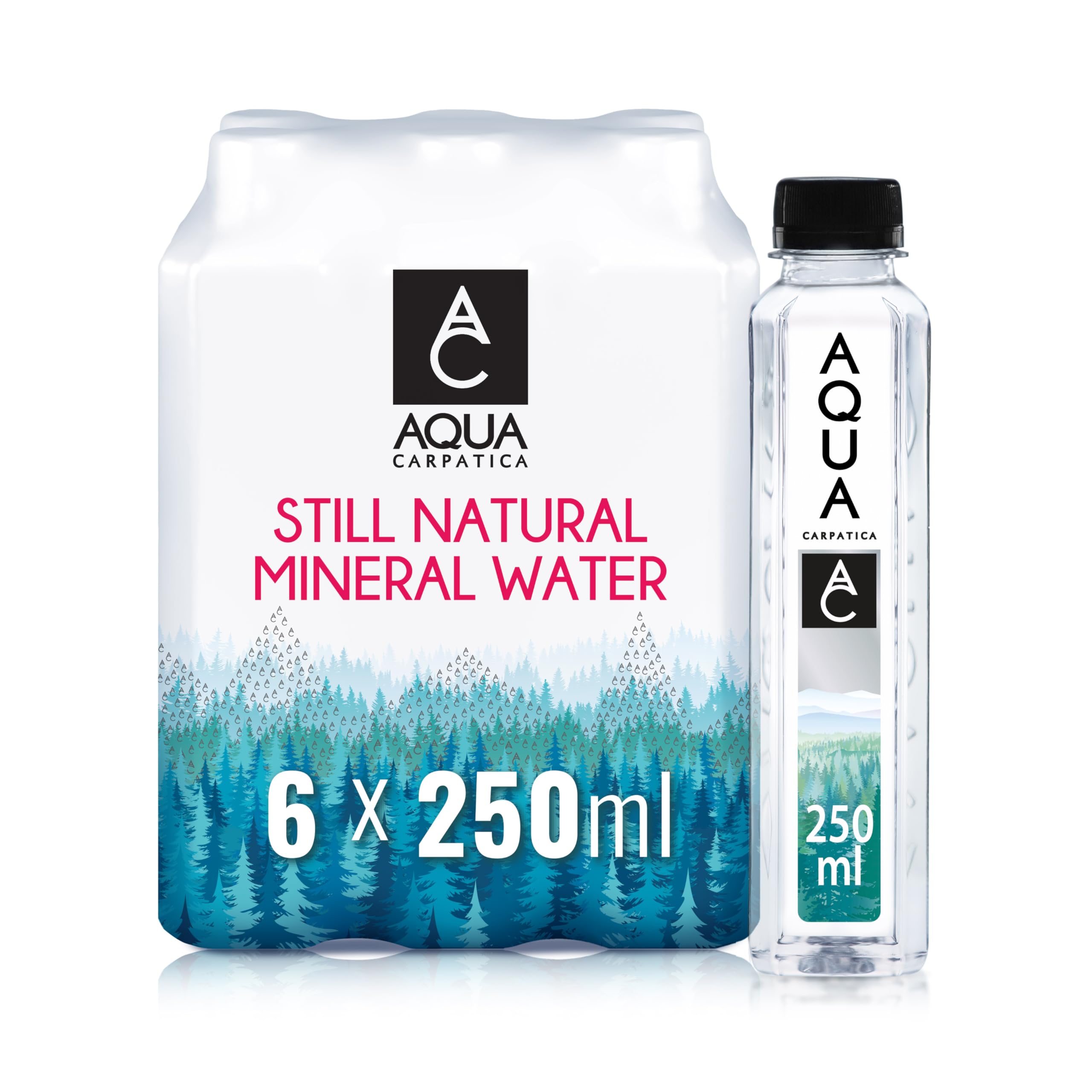 Mua AQUA Carpatica 250ml x 6 Pure Natural Still Mineral Water - 6-Pack ...
