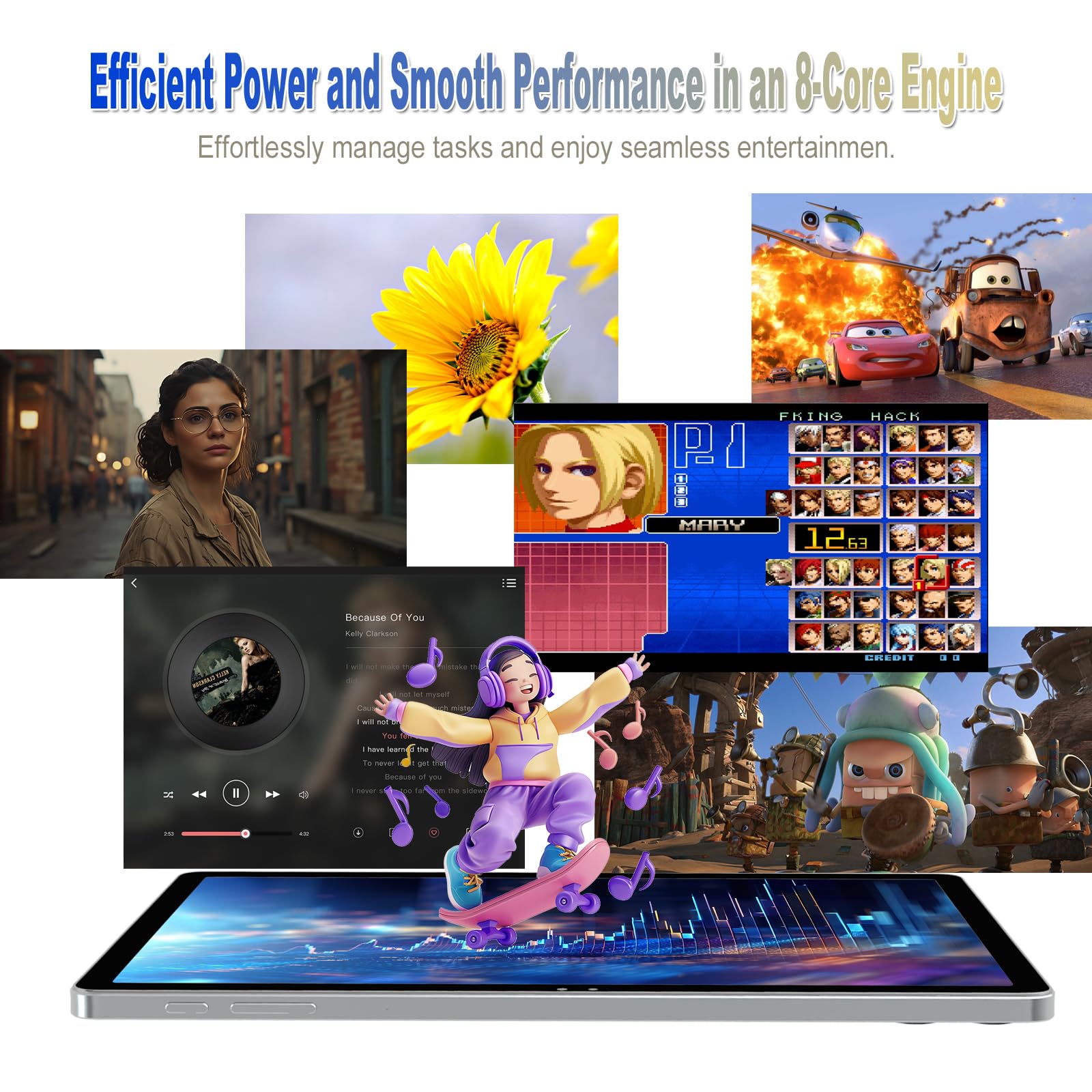 Mua FESABOLE 2024 New 11 inch Android 14 Tablet, 18GB RAM, 128GB ROM ...