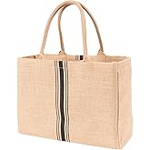 Amazon.com: Whaline 2 Pack Fall Canvas Tote Bags Sunflower Tote Bag ...