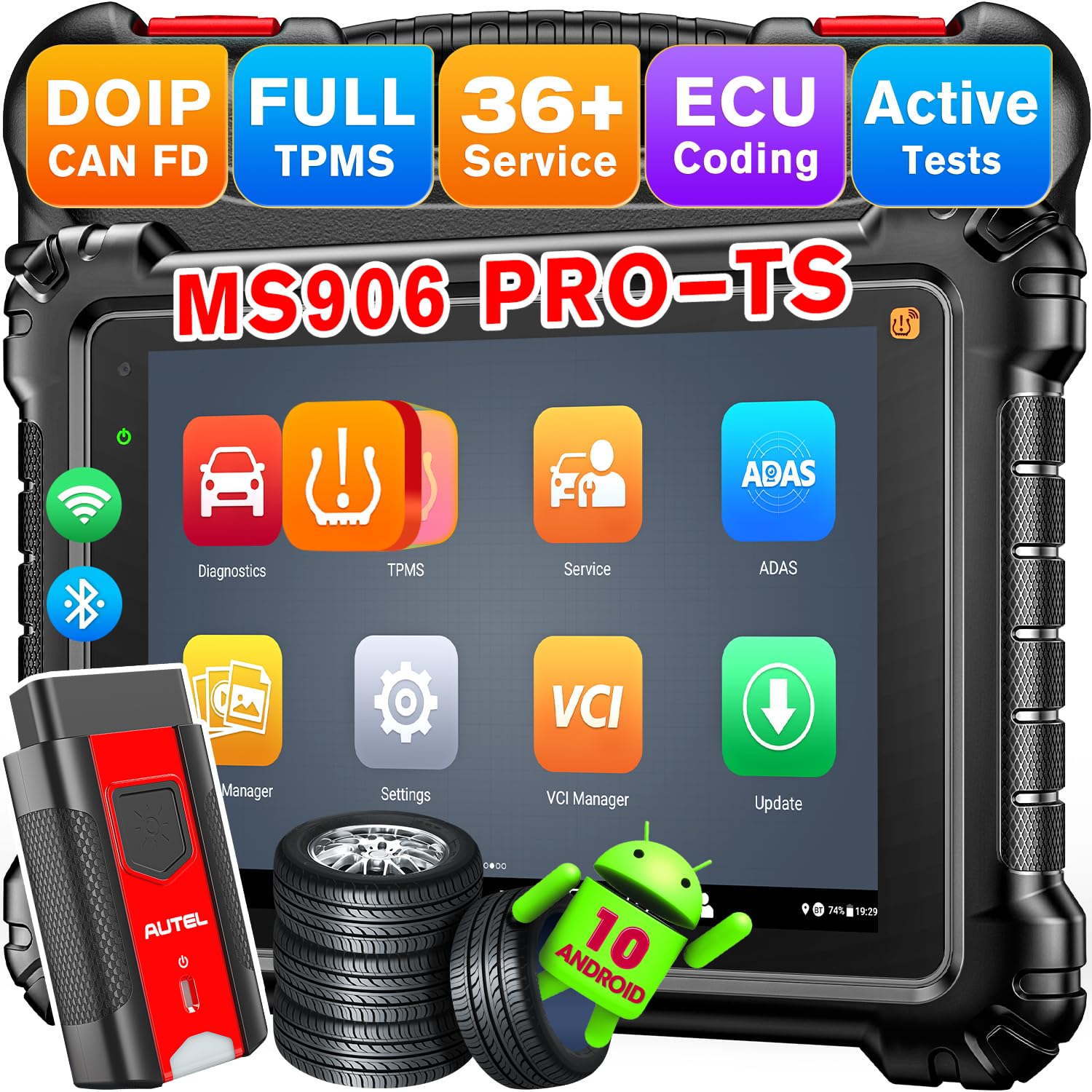 Mua MaxiSys MS906 Pro-TS Scanner: 2024 Upgrade of MS906 Pro MP900TS MS906TS MP900BT, TOP TPMS ...
