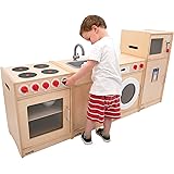 Tidlo T0301 Wooden Cooker Play Kitchen Accessories: Amazon.co.uk: Toys ...