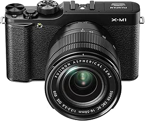 Amazon.com : Fujifilm X-M1 Compact System 16MP Digital Camera Kit with ...
