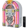 Amazon.com: Arkrocket Athena Mini Jukebox/Tabletop CD Player/Bluetooth ...