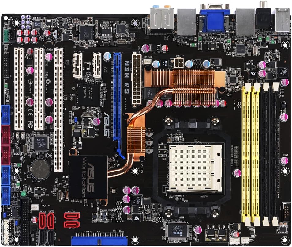 ASUS M3N WS - Placa Base (8 GB, AMD, Socket AM2, 7.1, Realtek ALC888 ...