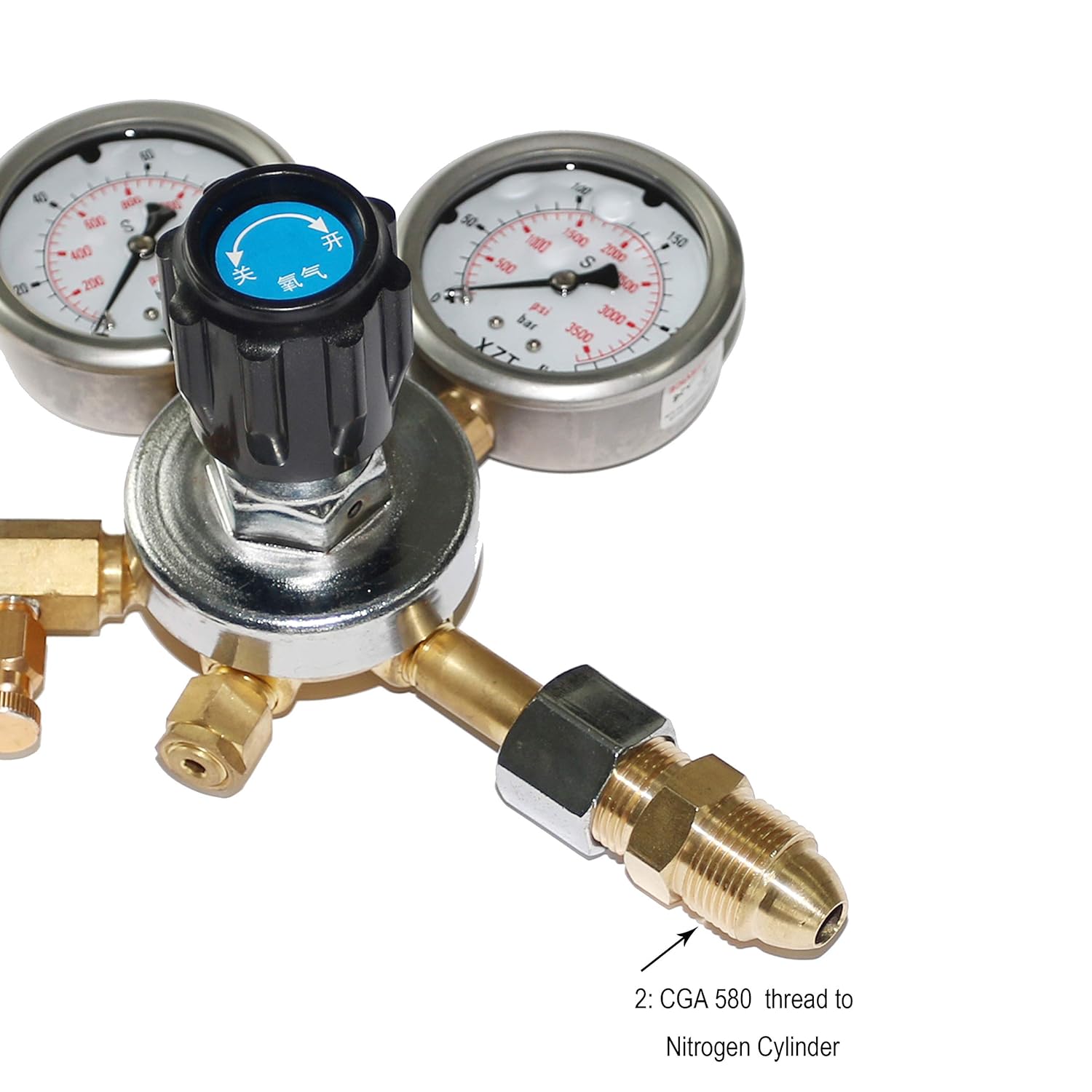 XZT S4 Aircraft Aviation Tools Schrader Nitrogen Gas Pressure Test kit ...