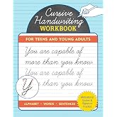 Amazon.com: Cursive Workbook for Teens & Young Adults: Learn Cursive ...