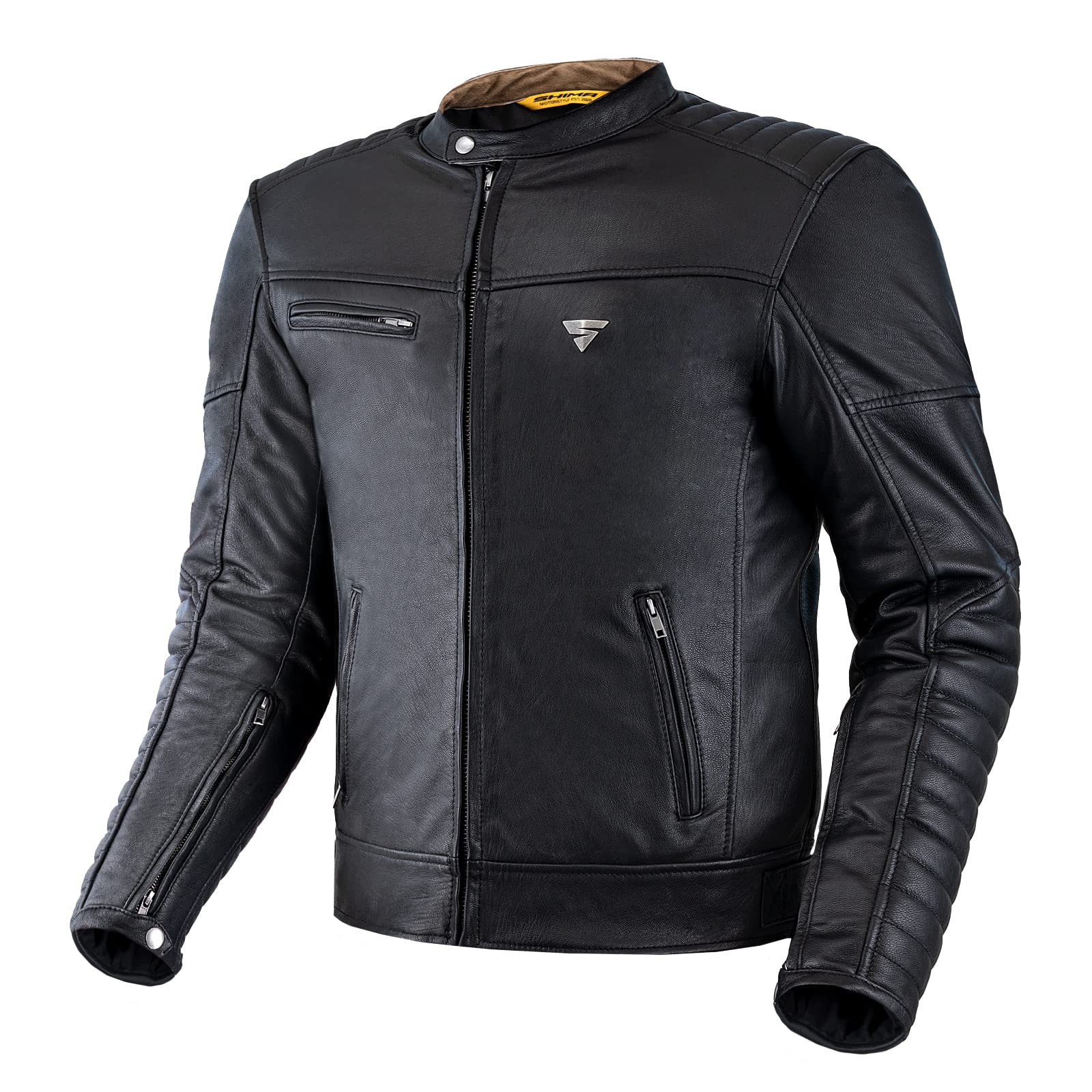 SHIMA WINCHESTER 2.0 Motorcycle Jacket for Men | Classic Leather Biker ...