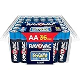 Amazon.com: Rayovac AA Batteries, Double A Battery Alkaline, 60 Count ...