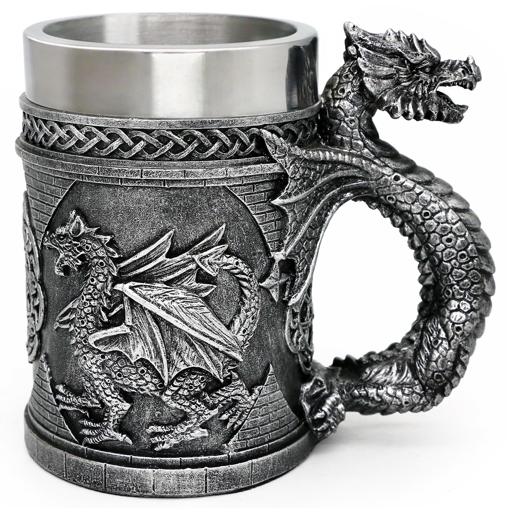 Medieval D&D Dragon Game Mug of Thrones Merchandise 21oz Large Beer ...