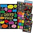 Amazon.com: gisgfim 8 Pcs Math Posters Math Teacher Bulletin Board ...