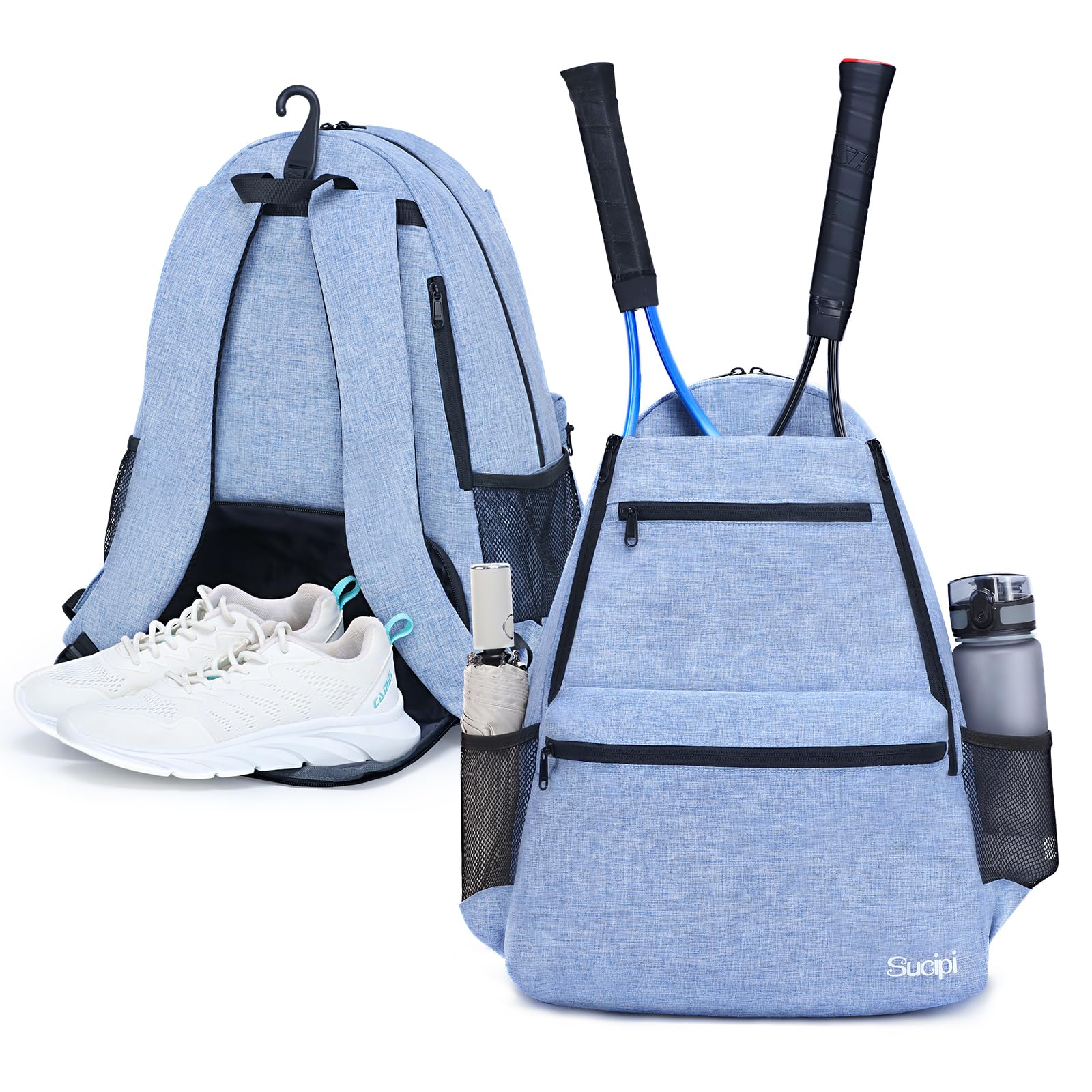 Sucipi Tennis Bag Professional Tennis Backpack for Men and Women Racket ...
