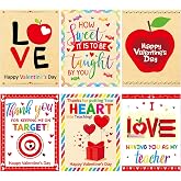 Amazon.com : Fancy Land Valentines Day Cards for Teachers Happy ...