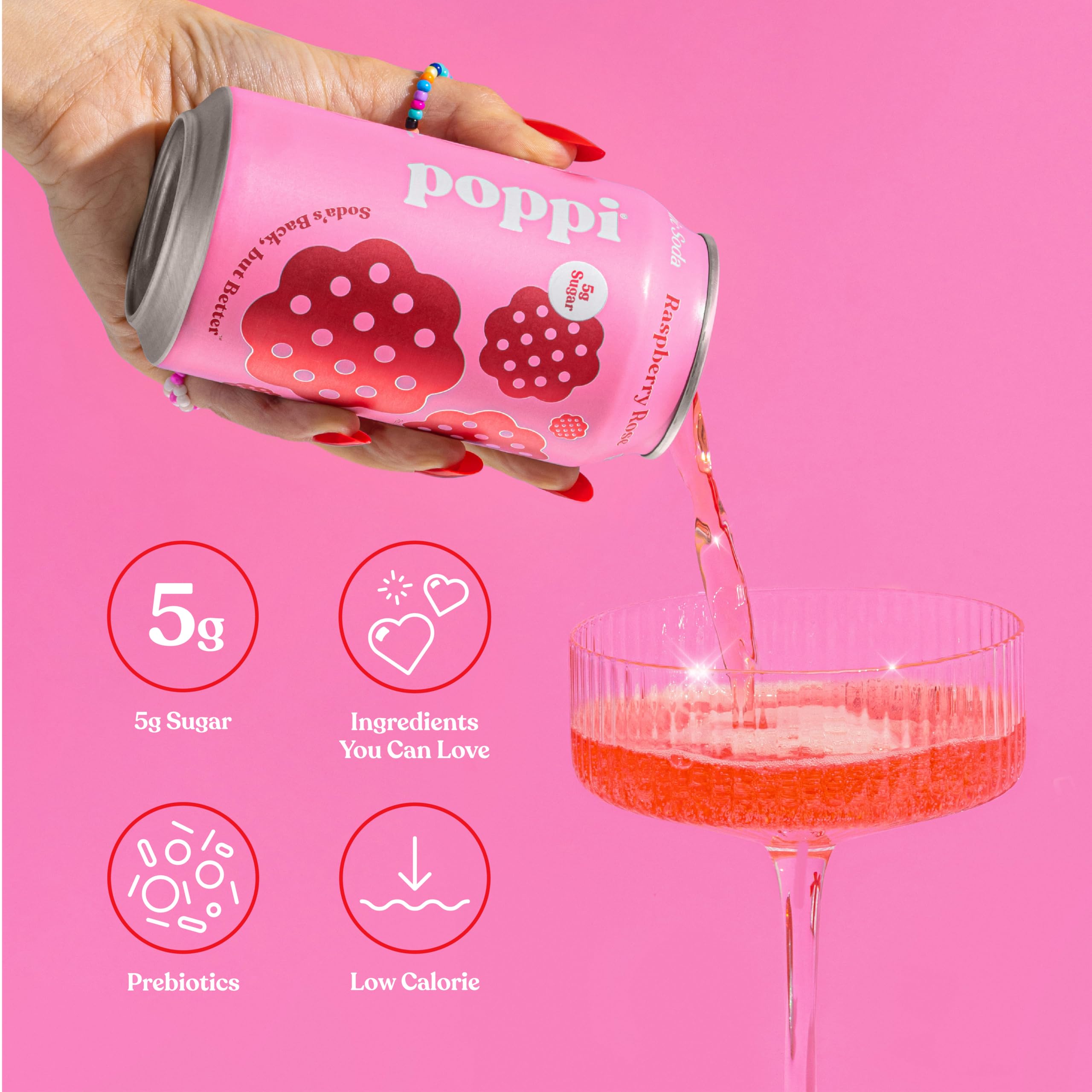 Mua poppi Sparkling Prebiotic Soda Beverage with Apple Cider Vinegar ...