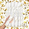 Amazon.com: 16" GOLD Confetti Poppers [6 Pack] BIODEGRADABLE GOLD ...