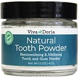 Amazon.com : Viva Doria Natural Fluoride Free Tooth Powder, Refreshes ...