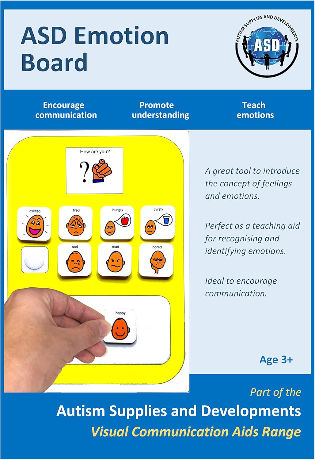 Plastic Visual Emotion Board (English) – BigaMart