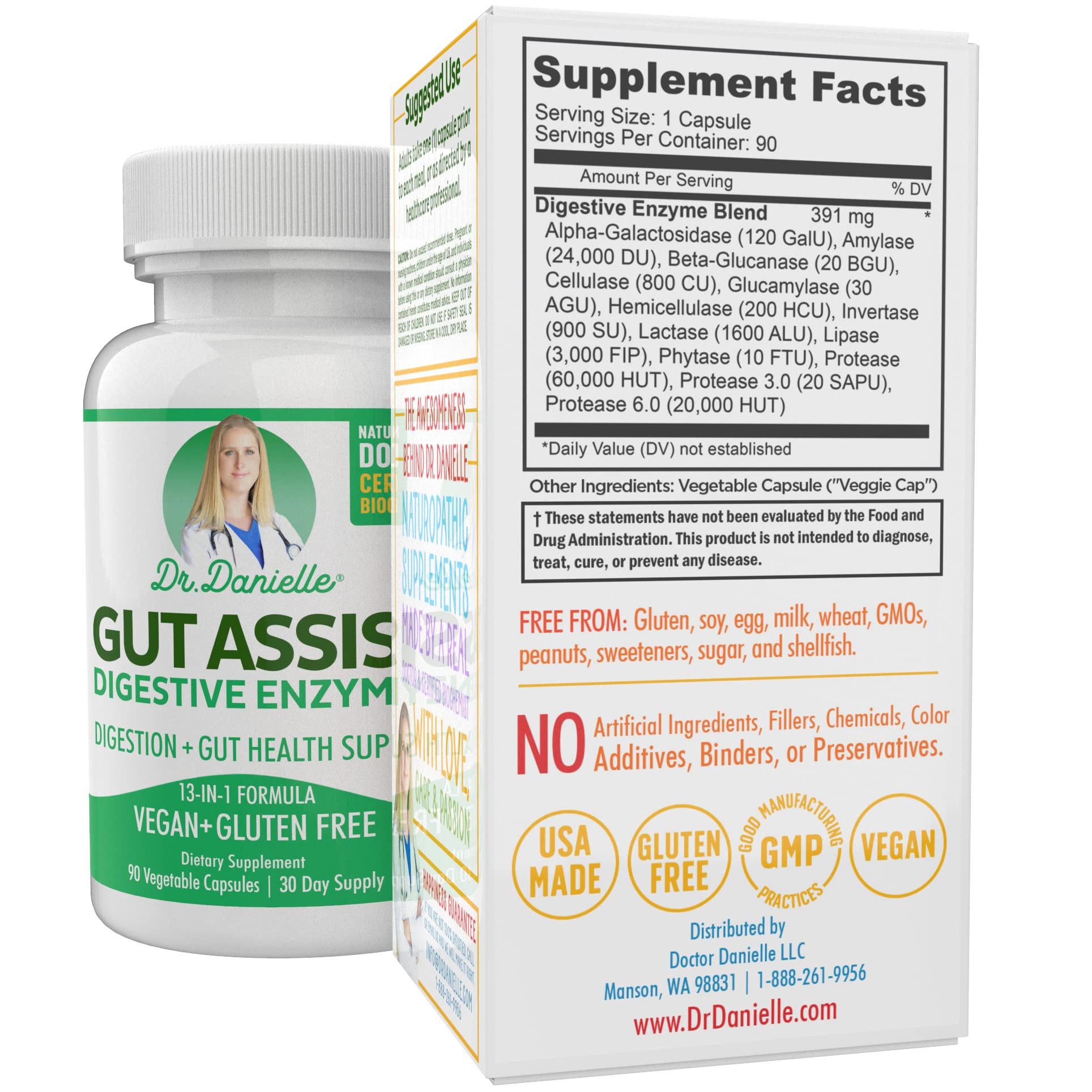 Mua Gut Assist Digestive Enzymes Supplement to Aid in Breaking Down ...