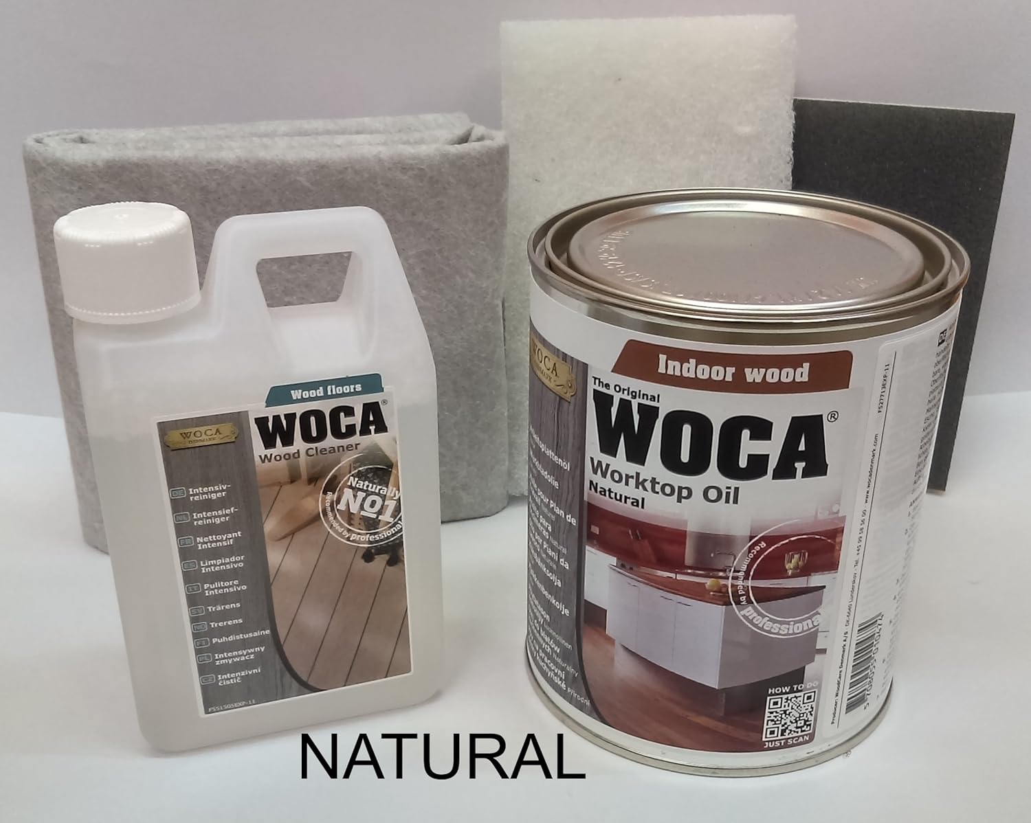 WOCA Worktop Kit (Natural): Amazon.co.uk: DIY & Tools