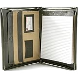 Amazon.com: Alpine Swiss Genuine Leather Writing Pad Portfolio Business ...
