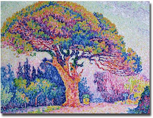 Amazon.com: The Pine Tree at St.Tropez 1909 by Paul Signac, 18 by 24 ...