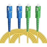 Amazon.com: SM SC/UPC to SC/APC Fiber Optic Patch Cable, Armored Single Mode Fiber Patch Cable ...