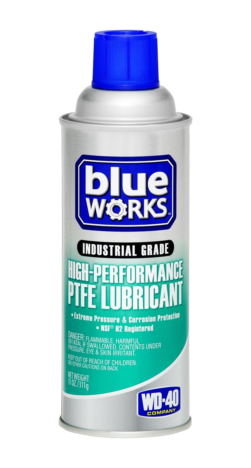 blue WORKS 11032 High Performance Lubricant Spray with PTFE, 11 Oz ...