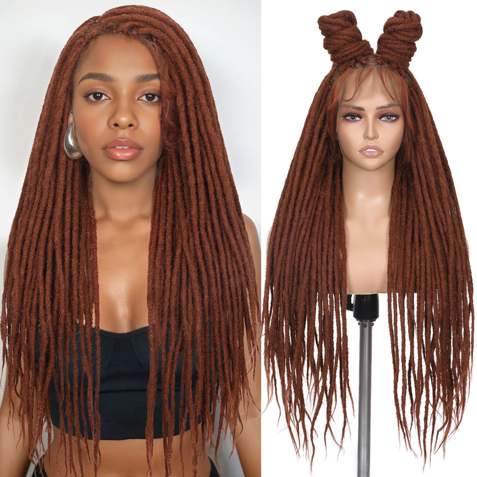 100% HANDMADE The Dreads Wig for Black Women and Men Is Made with Soft ...