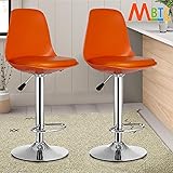 SAVYA HOME® Curvy Kitchen Stool/BAR Stool (Combo Qty-2) Black Color ...