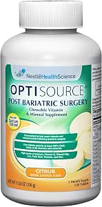 Amazon.com: Optisource Post Bariatric Surgery Chewable Vitamin ...