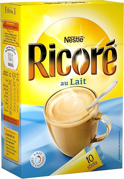 Nestlé Ricoré au Lait - Substitut de Café - Boîte de 10 Sticks (14g ...