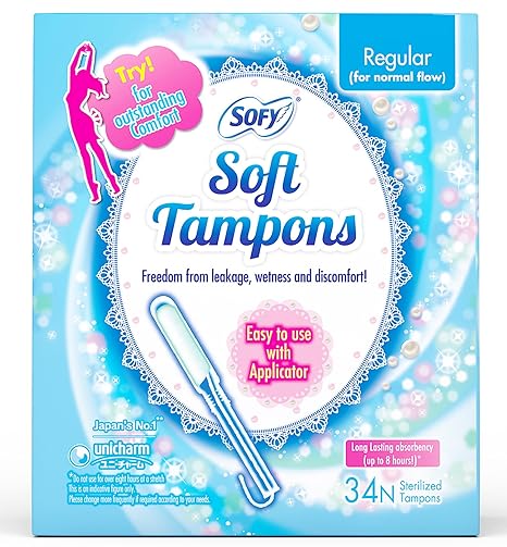 Buy Sofy Soft Tampons - 34 Pieces (Regular) Online at Low Prices in ...
