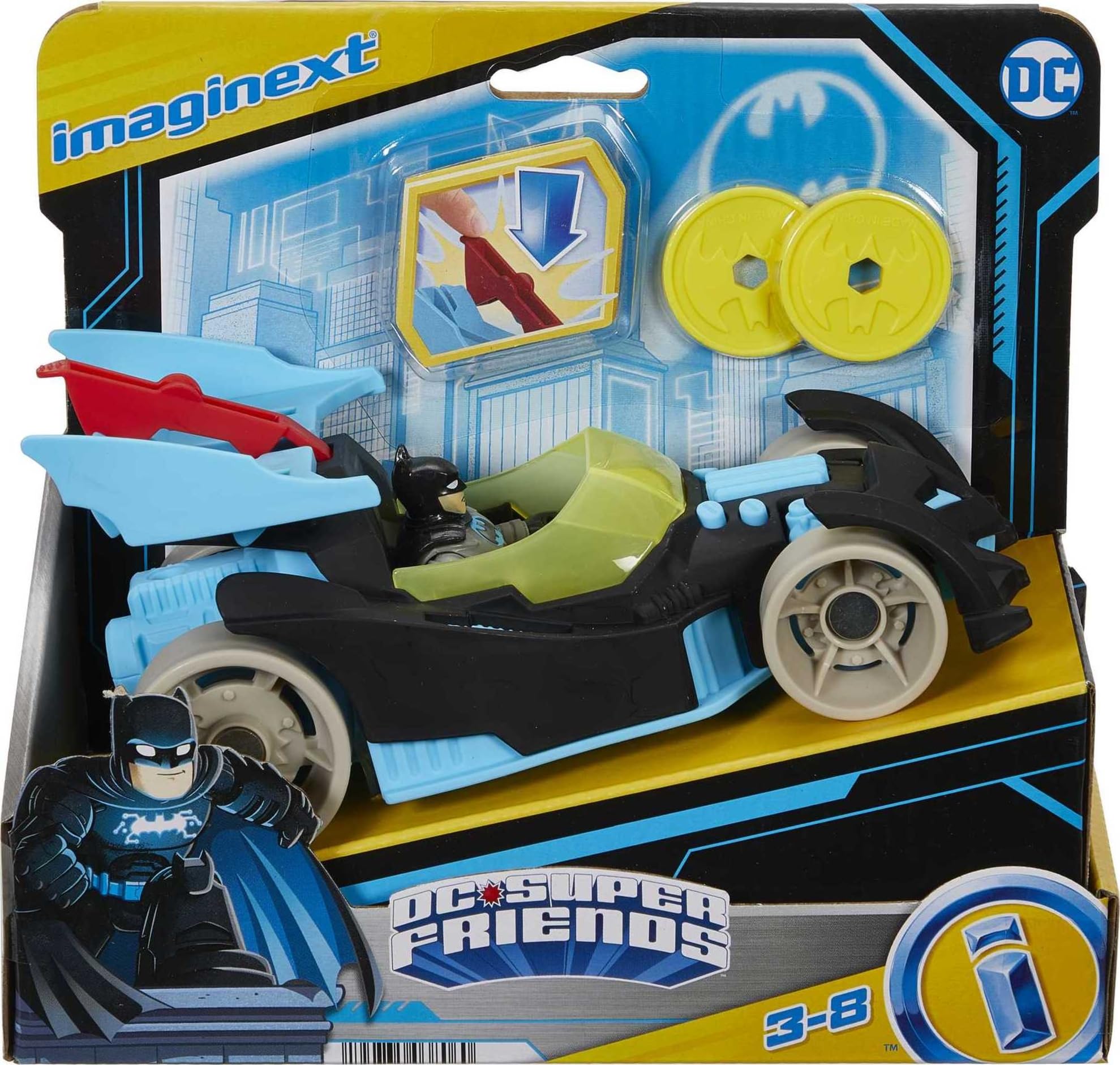 Mua Fisher-Price Imaginext DC Super Friends Batman Toy Bat-Tech Racing ...