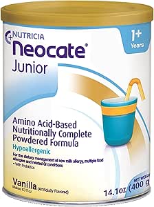 Amazon.com: Neocate Junior - Powdered Hypoallergenic, Amino Acid-Based ...