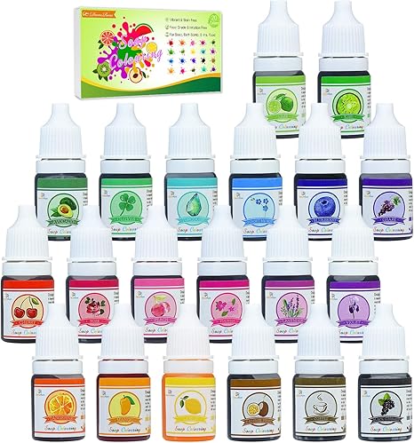 20 Coloranti per Saponi - Colorante di Bombe da Bagno per Produzione di ...