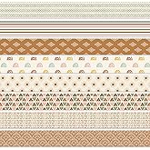 Amazon.com: Whaline 82Ft Modern Boho Bulletin Board Borders Tulip ...