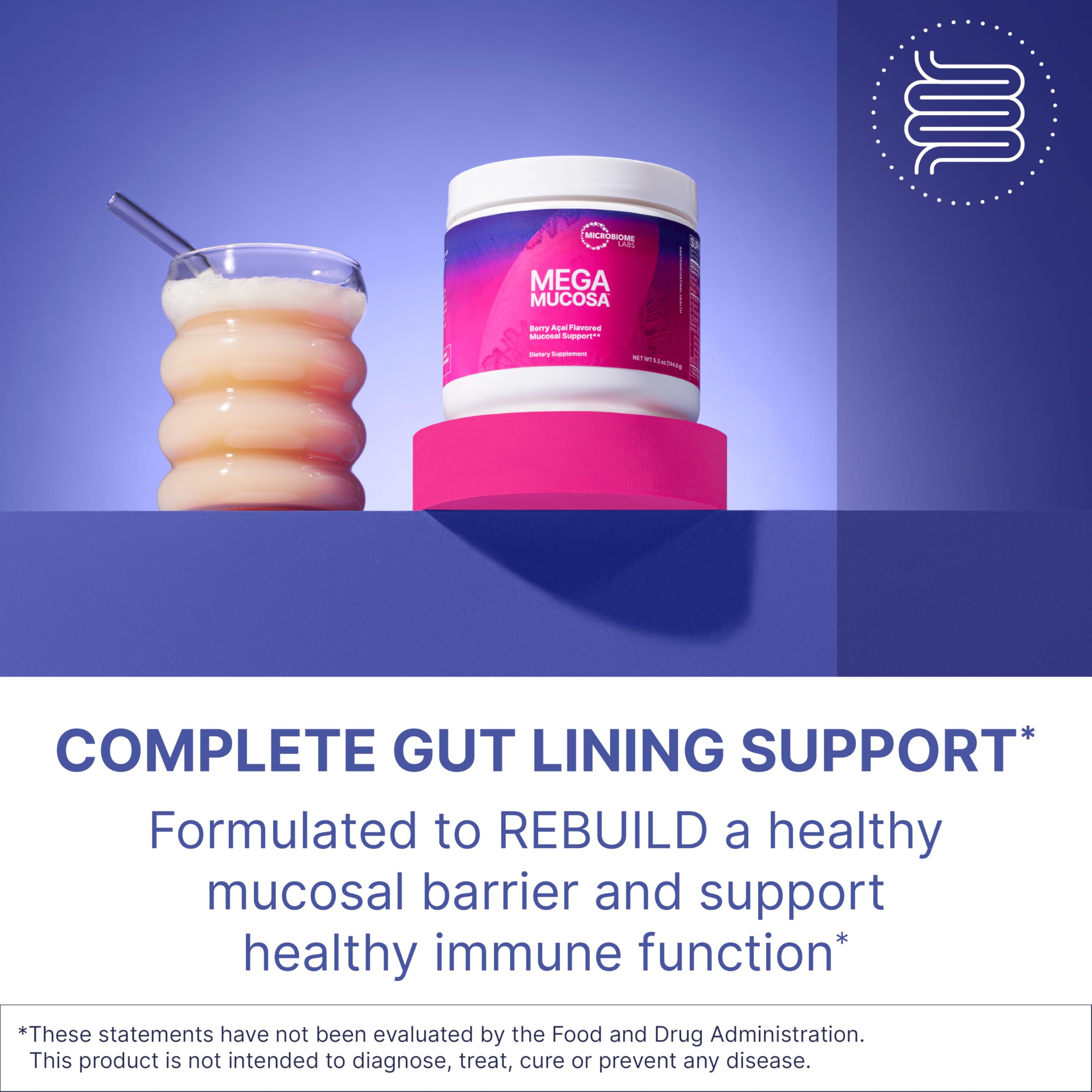 Mua Microbiome Labs MegaMucosa - GI Lining Powder Supplement - Gut ...