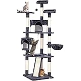 Amazon.com : LAZY BUDDY Cat Tree, 72" Multi-Level with Sisal-Covered ...