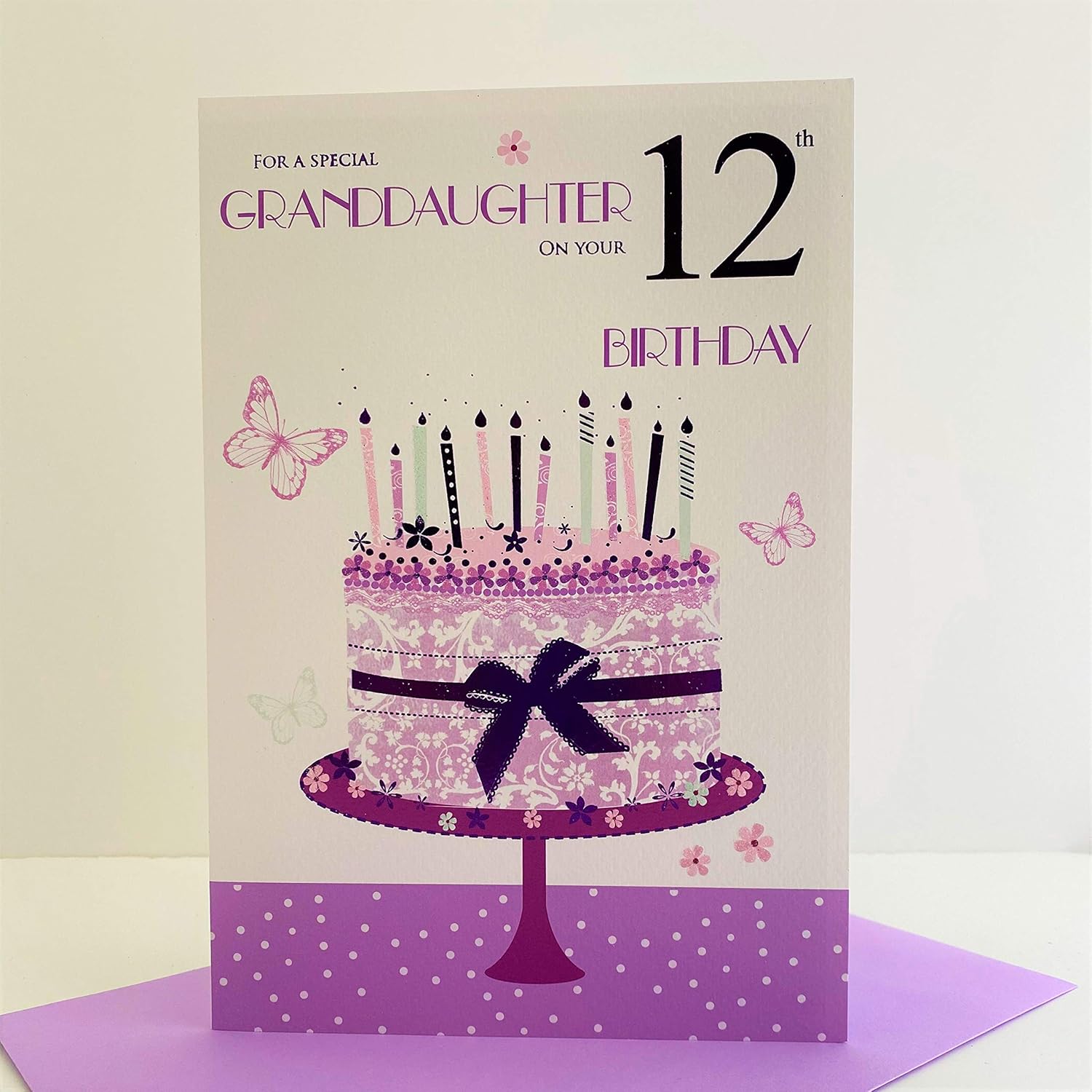 For A Special Granddaughter On Your 12th Birthday Card 7331 CG 