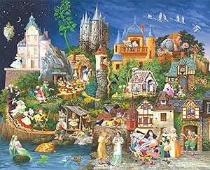 Amazon.com: SunsOut - James Christensen - Fairy Tales - Jigsaw Puzzle ...