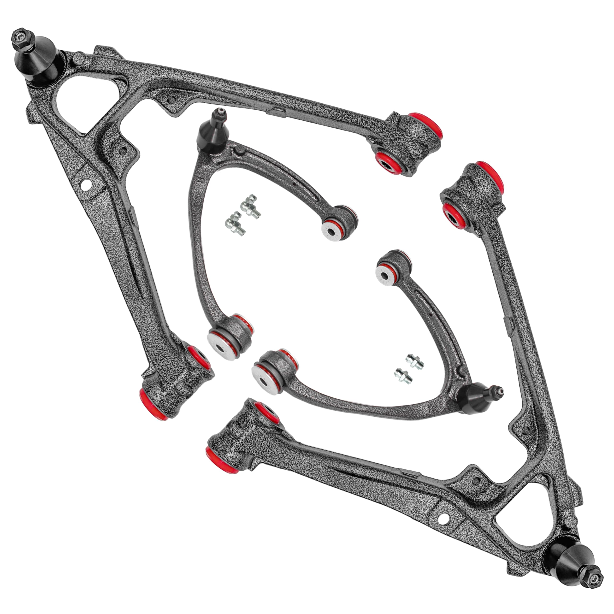 Front Lower & Upper Control Arms for Chevy Silverado 1500 Suburban 1500 ...