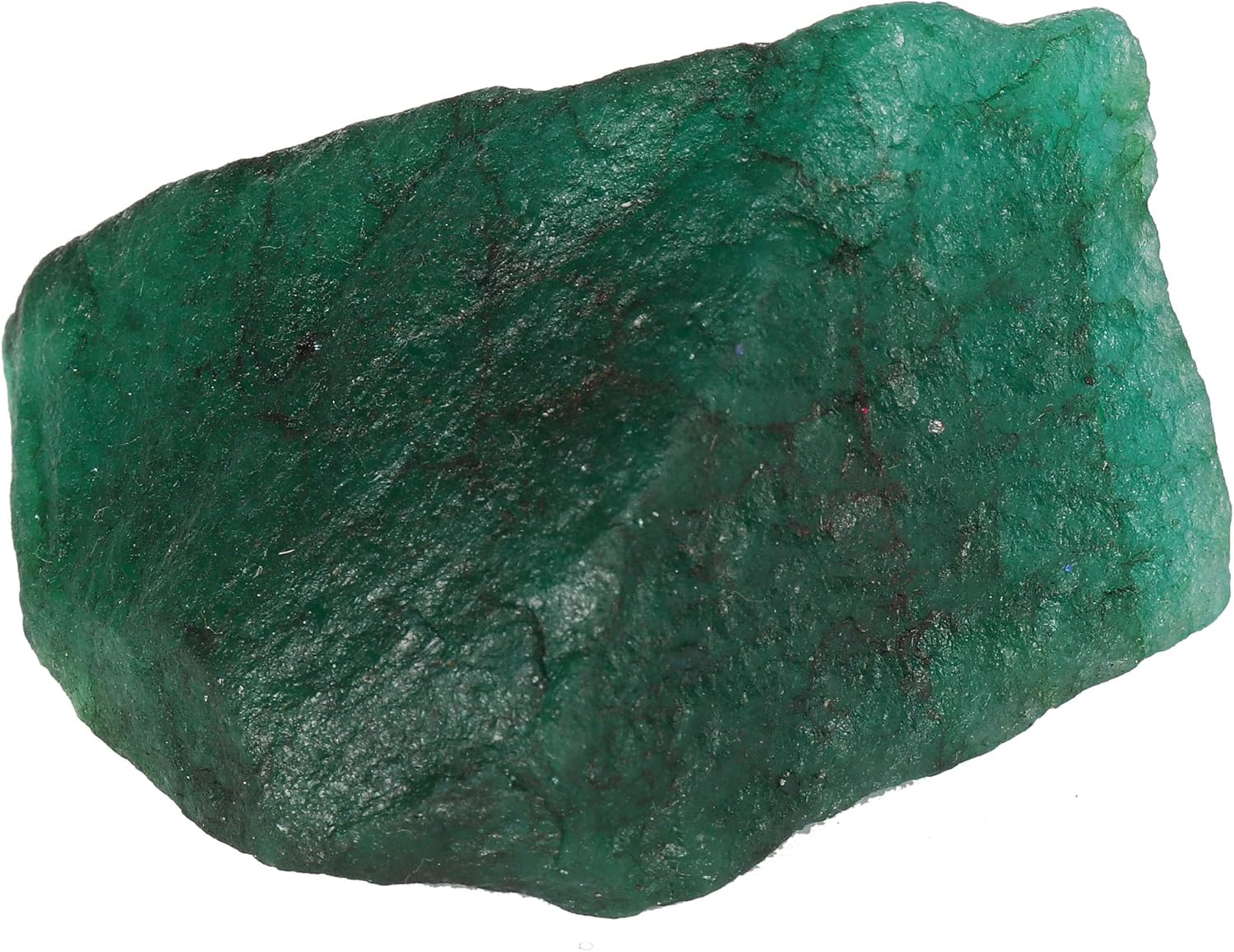 Real Gems Brazilian Rough Emerald Stone, Natural Crystal 556.50 Ct Raw ...