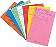 Amazon.com: Hygloss Products Library Checkout Cards – Bright Colored ...