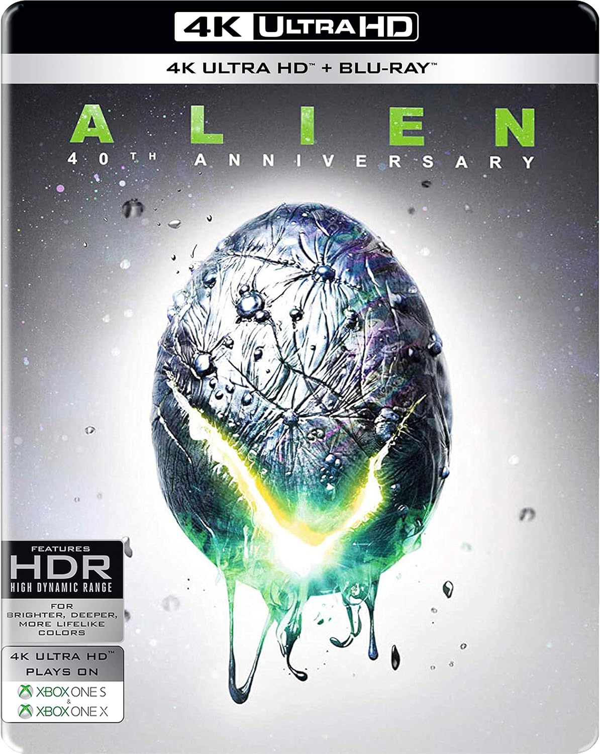 Alien: 40th Anniversary Edition Steelbook 4K UHD + Blu-ray 2-Disc ...