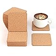 Amazon.com: YHCORK Square Cork Coasters Set of 40, 3.5 Inch - Durable ...